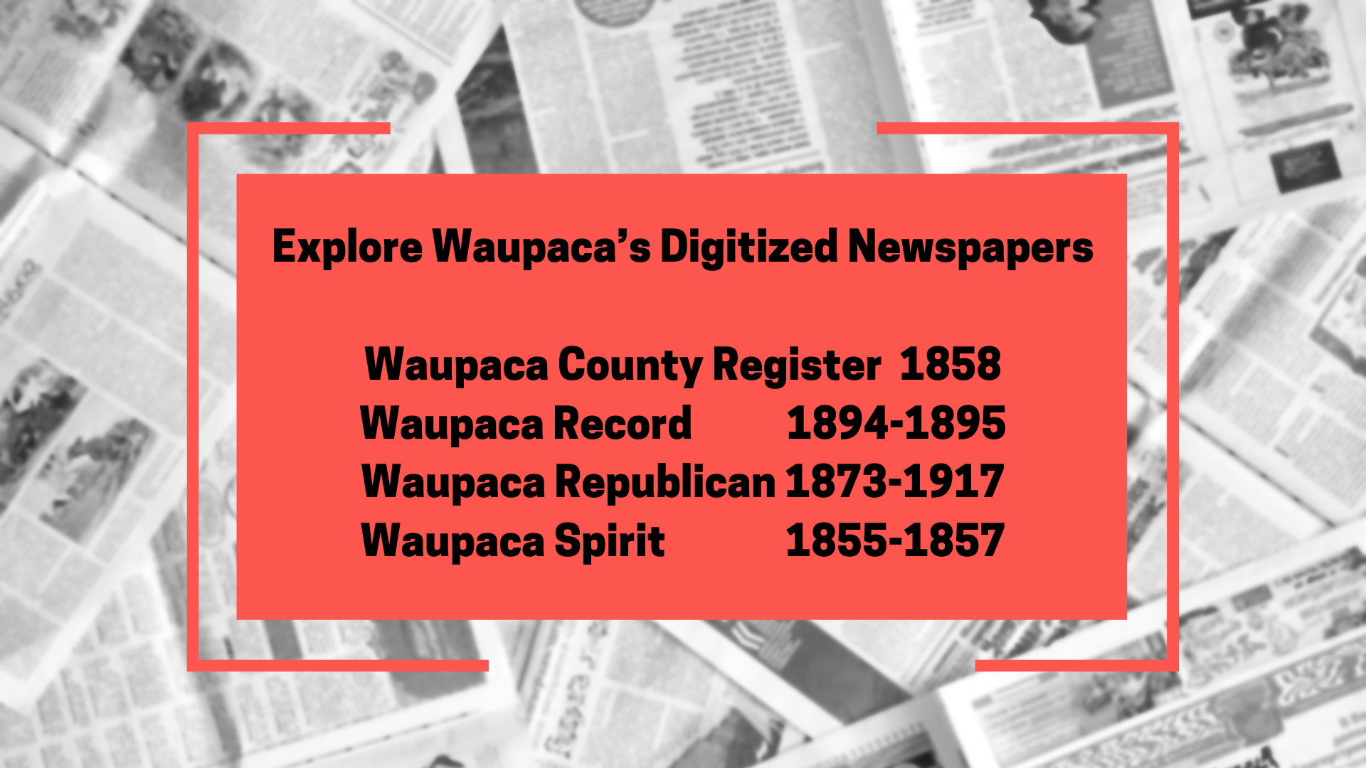 Resources – Waupaca Area Public Library